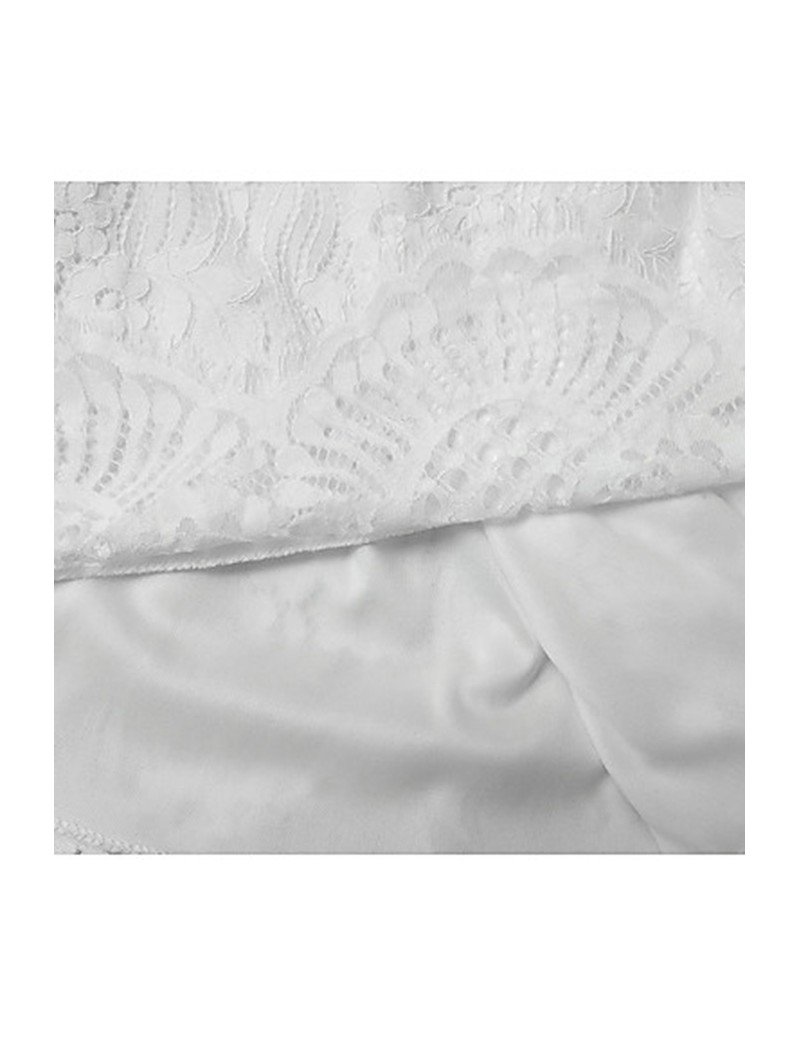 Vestido blanco de encaje