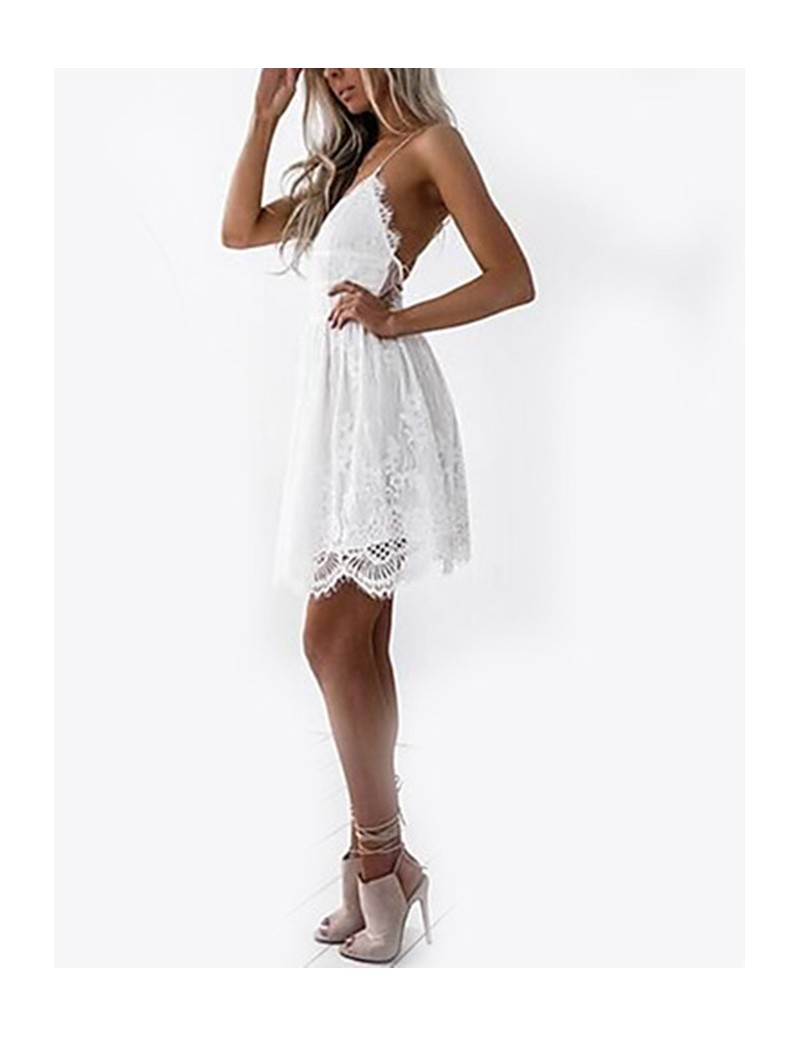 Vestido blanco de encaje